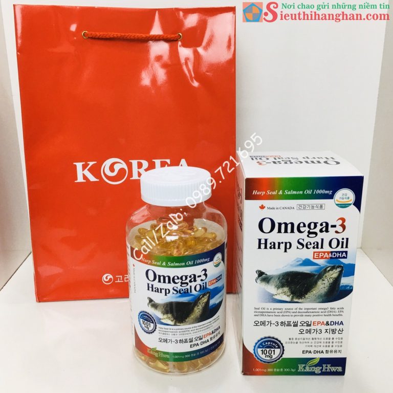 Omega 3 Harp Seal Oil - Tinh Dầu Hải Cẩu Hàn Quốc Đâu Là Sự Thật?