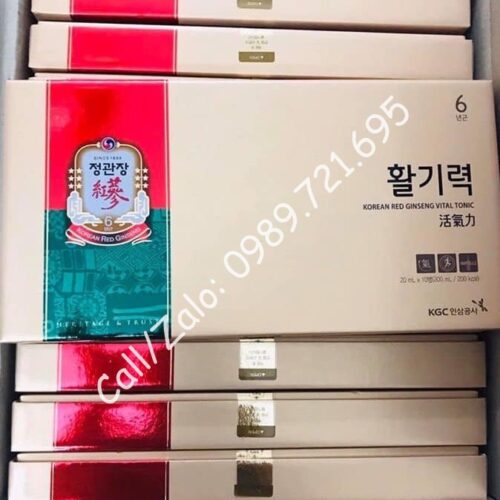 Nước Hồng Sâm KGC Chính Phủ Hàn Quốc 6 Năm Tuổi Thơm Ngon