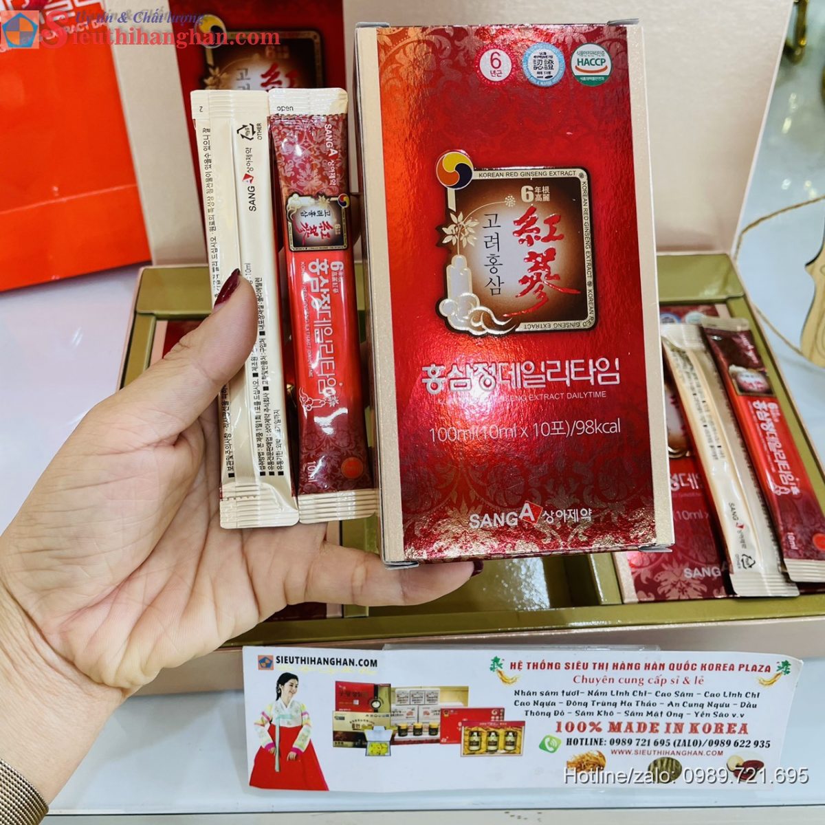 Hồng Sâm Sanga Tinh chất nguyên chất bồi bổ sức khỏe cho mọi đối tượng ...