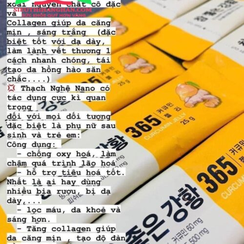 Thạch Nghệ Nano 365 Curcumin Stick Premium Hàn Quốc | Hệ Thống Siêu Thị Hàng Hàn Korea Plaza Uy ...